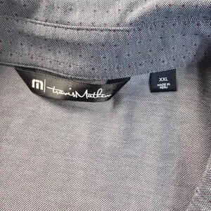 Travis Mathew | Shirts | Travismathew Mens Xxl Gray Polo Shirt Micro ...